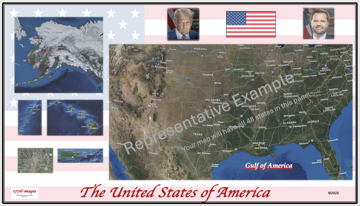 2025 School Map of the United States of America - American Maps for ...
